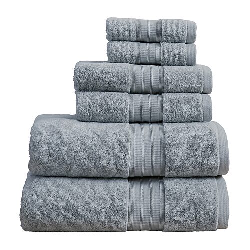 Click here for Linery Cotton Plush 6-pc. Quick Dry Bath Towel Set... prices