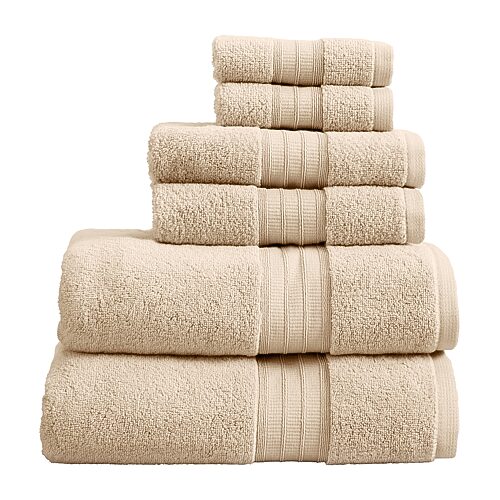 Click here for Linery Cotton Plush 6-pc. Quick Dry Bath Towel Set... prices
