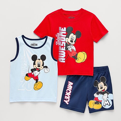 Click here for Toddler Boys Mickey Mouse 3-pc. Short Set  3t  Blu... prices