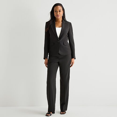 Click here for Le Suit Straight Leg Womens 2-pc. Pant Suit  6  Bl... prices