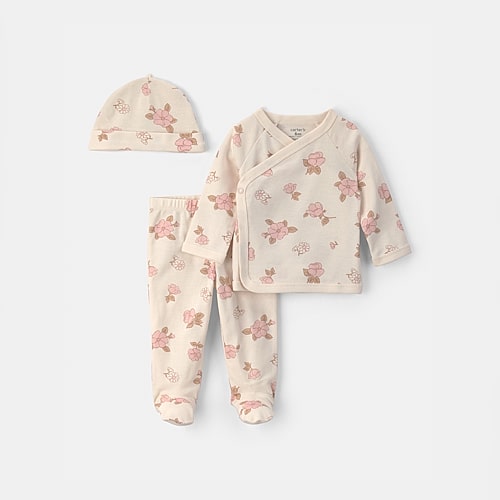 Click here for Baby Girl (Preemie-3M) Carters(R) 3pc. Floral Set... prices