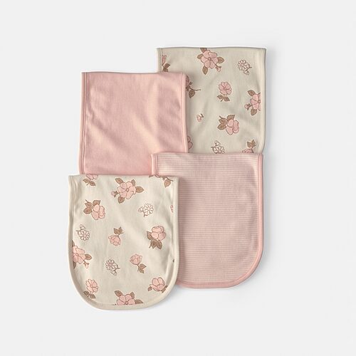 Click here for Carters Baby Girls Floral Burp Cloths  4-Pack - Pi... prices
