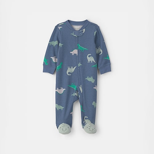 Click here for Carters Baby Boys Dinosaur Foot Art Snug Fit Sleep... prices