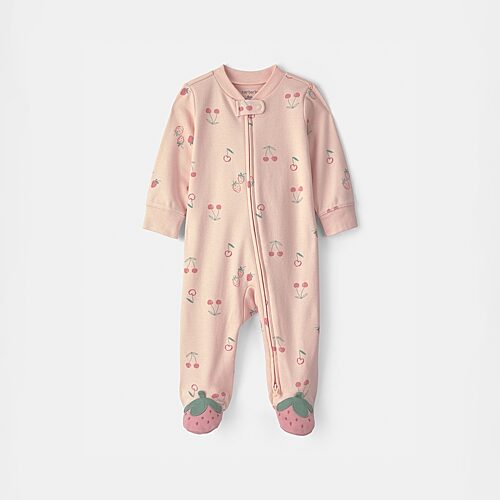 Click here for Carters Baby Girls Strawberry Snug Fit Sleep & Pla... prices