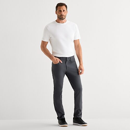 Click here for Stylus 5 Pocket Mens Regular Fit Flat Front Pant... prices