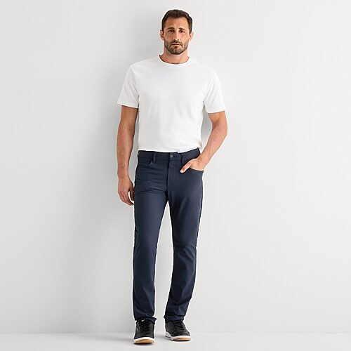 Click here for Stylus 5 Pocket Mens Regular Fit Flat Front Pant... prices