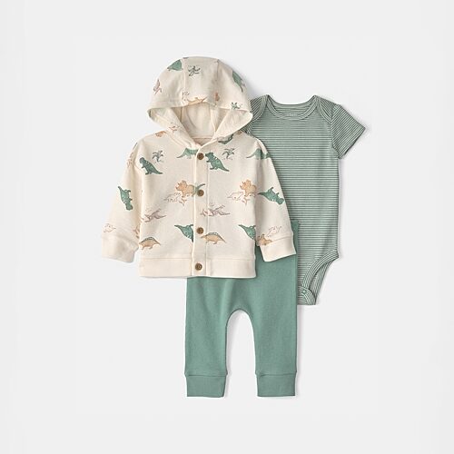 Click here for Carters Baby Boys Dinosaur Bodysuit  Cardigan and... prices