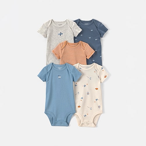 Click here for Carters Baby Boys Airplane Print Short-Sleeve Body... prices