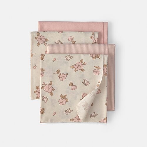 Click here for Carters Baby Girls Flowers Receiving Blankets  4-P... prices