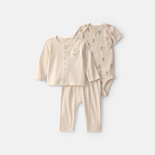 Click here for Carters Baby Boys Bear Layering Bodysuit  Cardigan... prices