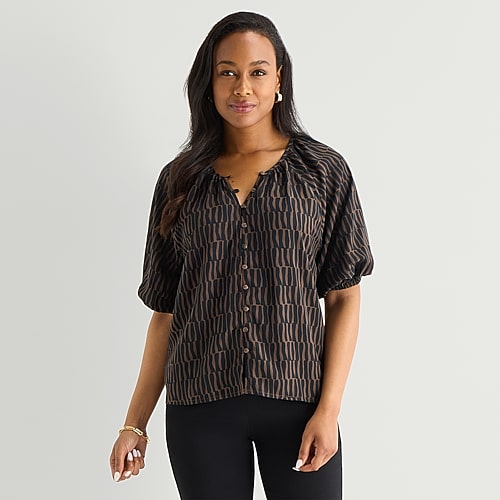 Click here for Liz Claiborne Womens Split Crew Neck Short Sleeve... prices
