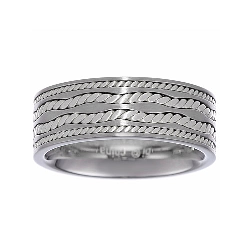Click here for Mens Stainless Steel Ring with Sterling Silver Inl... prices