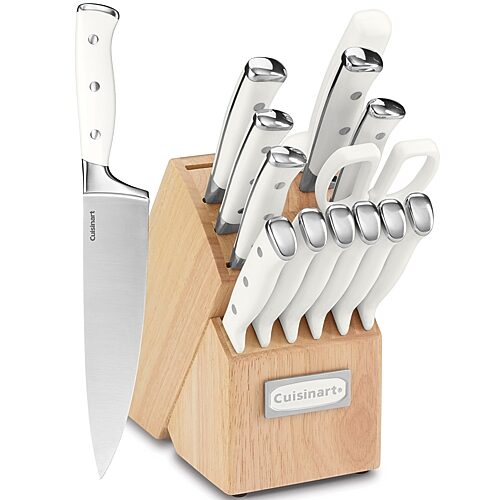Click here for Cuisinart 15-Piece Triple Riveted Cutlery Set - Wh... prices