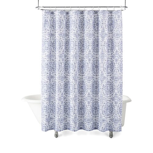 Click here for Liz Claiborne Medallion Shower Curtain  One Size... prices