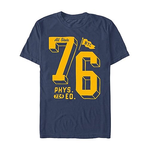 Click here for Mens Short Sleeve Graphic T-Shirt  Small  Blue prices