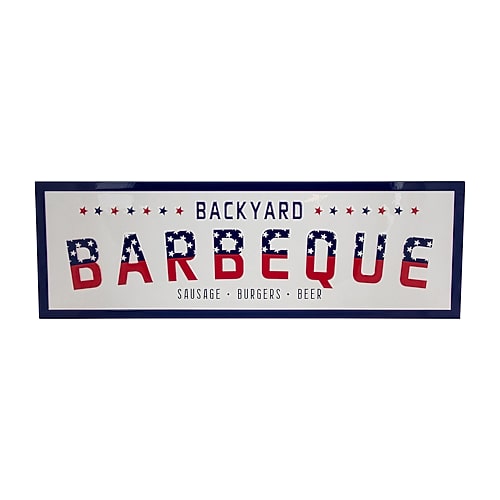 Click here for Northlight 23in Backyard Barbeque Wall Sign  One S... prices