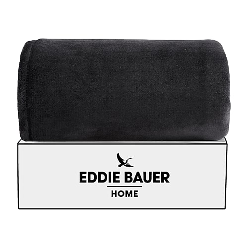 Click here for Eddie Bauer Ultra Soft Plush Solid Reversible Blan... prices