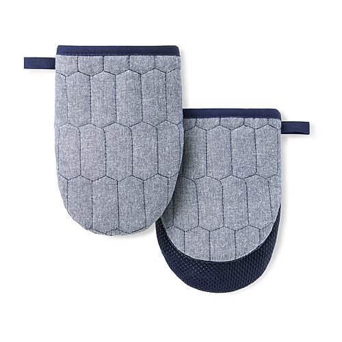 Click here for Martha Stewart Honeycomb Quilted Chambray Mini Ove... prices