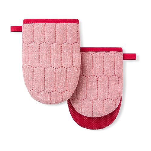 Click here for Martha Stewart Honeycomb Quilted Chambray Mini Ove... prices