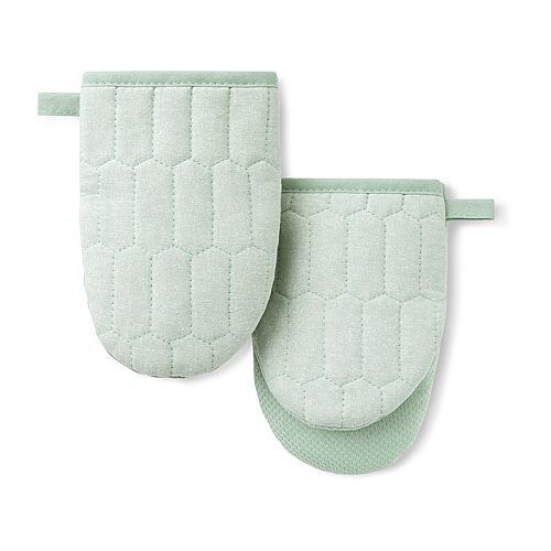 Click here for Martha Stewart Honeycomb Quilted Chambray Mini Ove... prices