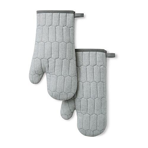Click here for Martha Stewart Honeycomb Quilted Chambray Oven Mit... prices