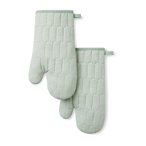 Click here for Martha Stewart Honeycomb Quilted Chambray Oven Mit... prices