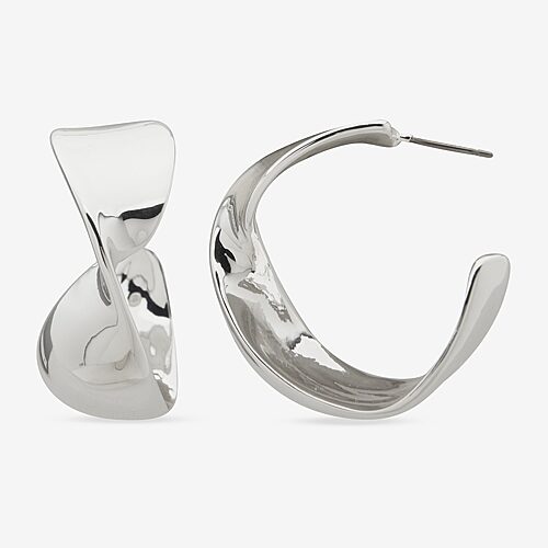 Click here for Worthington Womens 27.9mm Hoop Earrings  One Size... prices