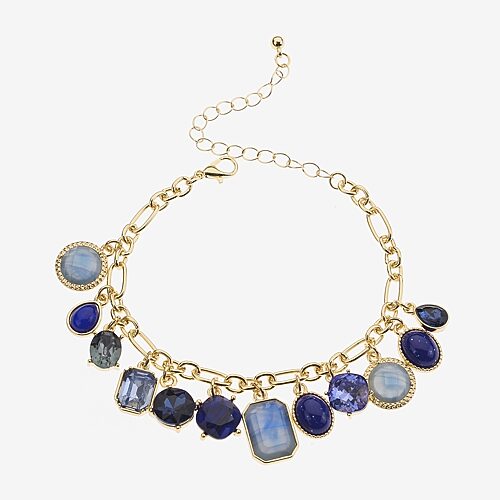 Click here for Bijoux Bar Womens Charm Bracelet  One Size  Yellow prices