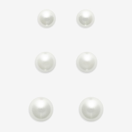 Click here for Mixit Womens White Glass Simulated Pearl Hypoaller... prices