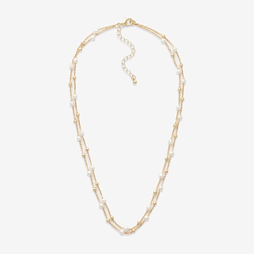 Click here for Mixit Womens White Simulated Pearl Stainless Steel... prices