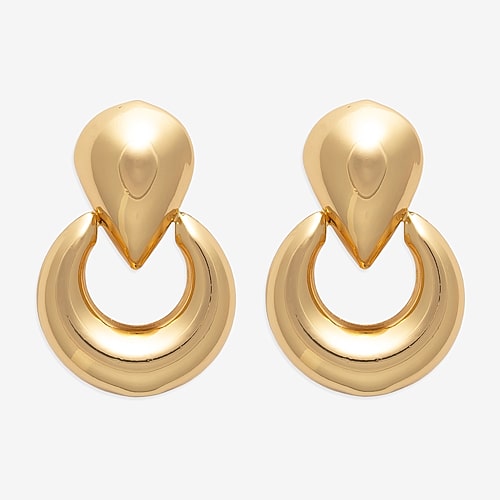 Click here for Bold Elements Gold Tone Womens Drop Earrings  One... prices