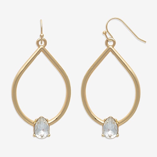 Click here for Bold Elements Gold Tone Womens Drop Earrings  One... prices