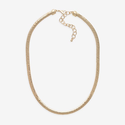 Click here for Bold Elements Gold Tone Womens 18 Inch Snake Chain... prices