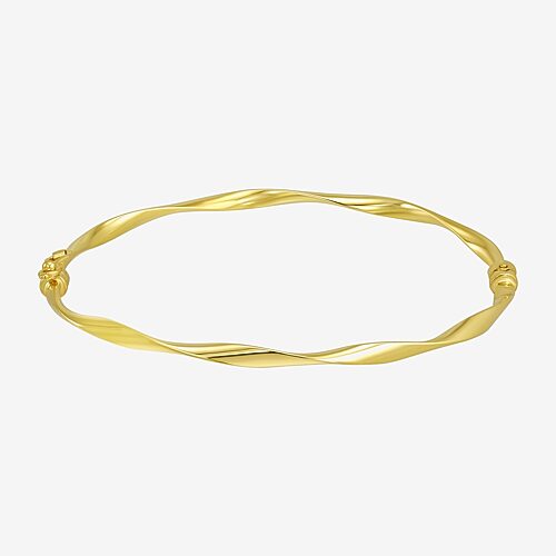 Click here for Gold Addiction Womens 10K Gold Round Bangle Bracel... prices
