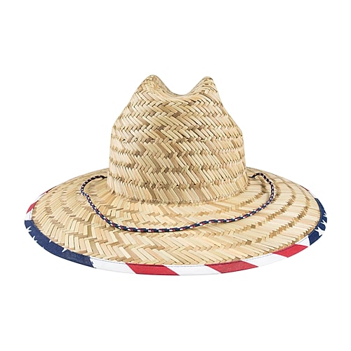 Click here for Totes Lifeguard Americana Straw Mens Safari Hat  O... prices