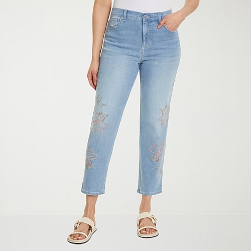 Click here for Gloria Vanderbilt Amanda Womens Ankle Jean  10  Bl... prices