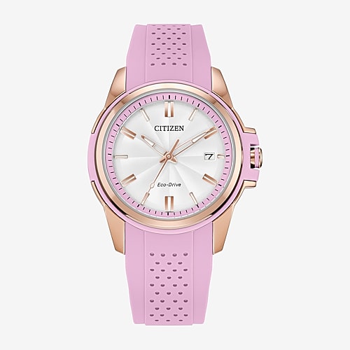 Click here for Citizen Sport Casual Womens Pink Strap Watch Fe126... prices
