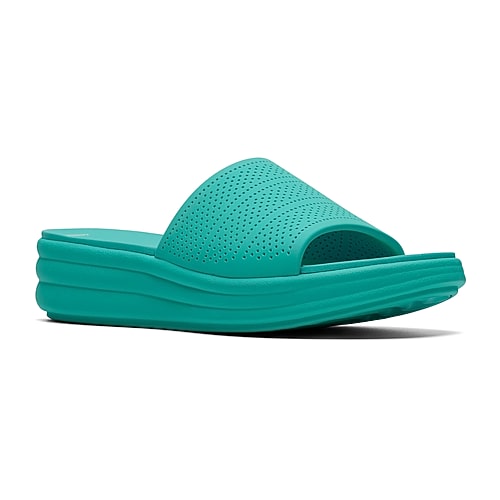 Click here for Clarks Cloudsteppers Womens Drift Twist Wedge Sand... prices