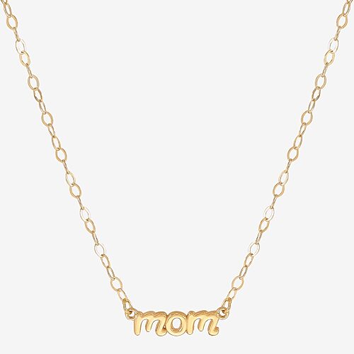 Click here for Womens 10K Gold 18 Inch Pendant Necklace  One Size... prices