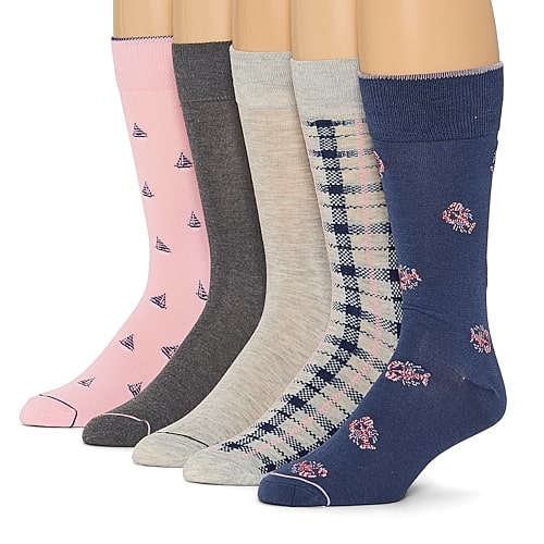 Click here for Stafford Casual Dress Mens 5 Pair Crew Socks  10-1... prices