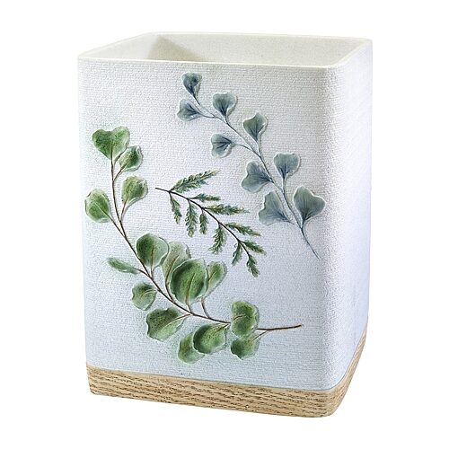 Click here for Avanti Ombre Leaves Botanical Resin Wastebasket -... prices