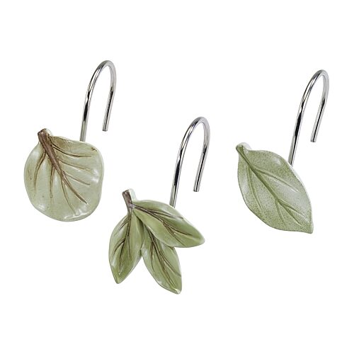 Click here for Avanti Ombre Leaves Botanical Resin 12-Pc. Shower... prices