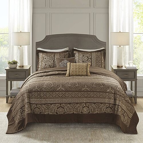 Click here for Madison Park Venetian 5 Piece Reversible Jacquard... prices