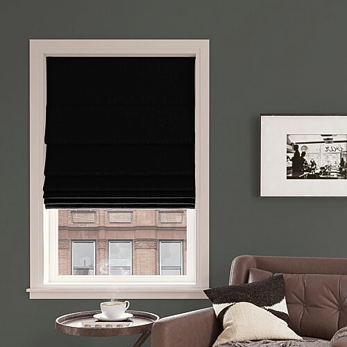 Click here for Pryer Textured 100 Blackout Cordless Roman Shade -... prices