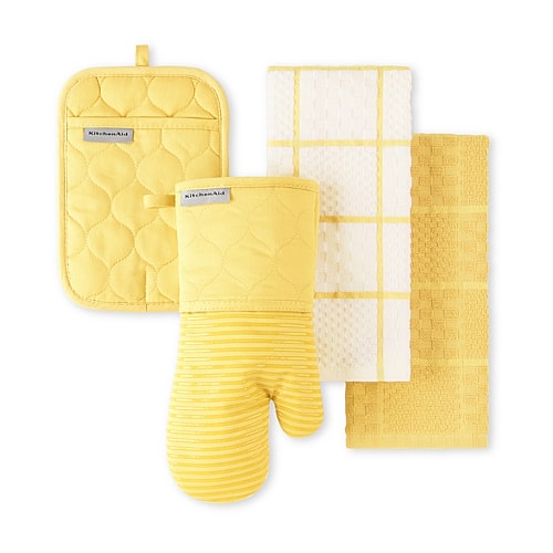 Click here for KitchenAid Terry Cloth 4-pc. Oven Mitts & Pot Hold... prices