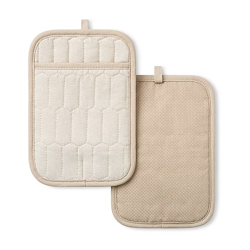 Click here for Martha Stewart Honeycomb Quilted Chambray Pot Hold... prices