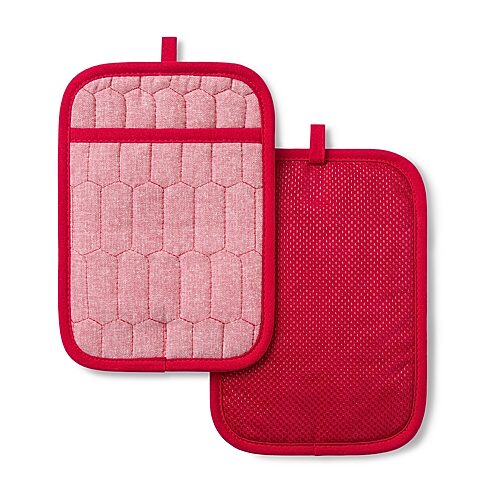 Click here for Martha Stewart Honeycomb Quilted Chambray Pot Hold... prices