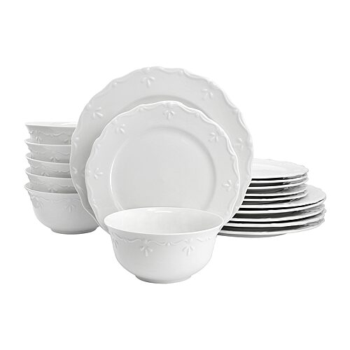 Click here for Elama Henryi 18-pc. Porcelain Dinnerware Set  One... prices