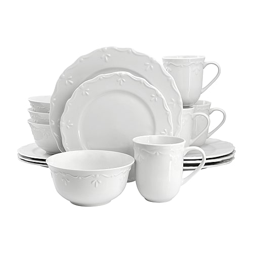 Click here for Elama Henryi 16 Piece 16-pc. Porcelain Dinnerware... prices