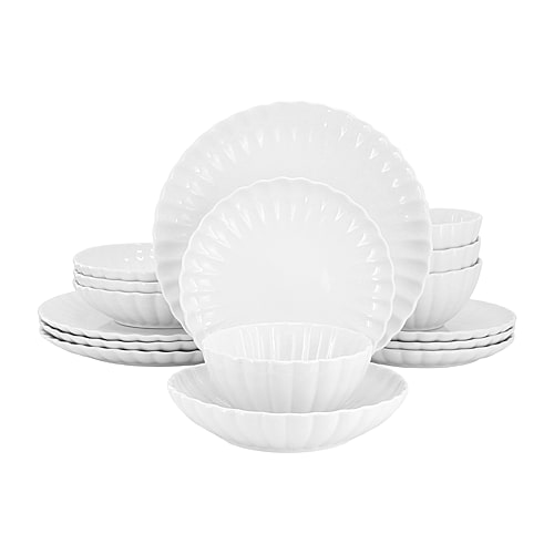 Click here for Elama Jane 16-pc. Porcelain Dinnerware Set  One Si... prices